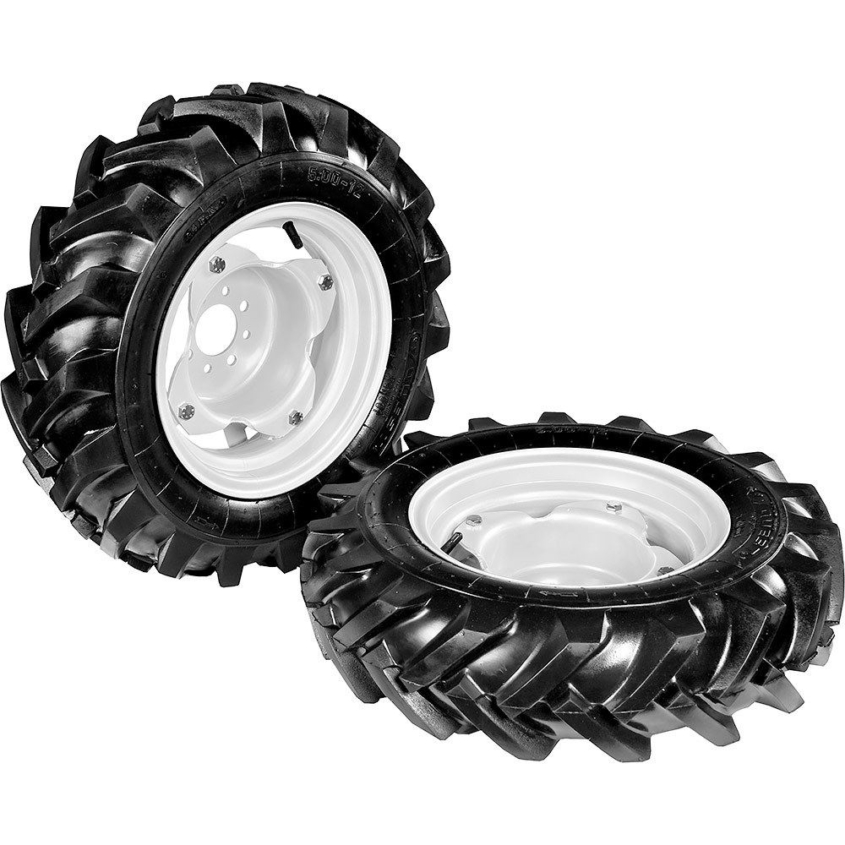 GRILLO PNEUMATIC TRACTOR WHEELS 5.00-12 (ADJUSTABLE DISKS) FOR PLOUGH ...